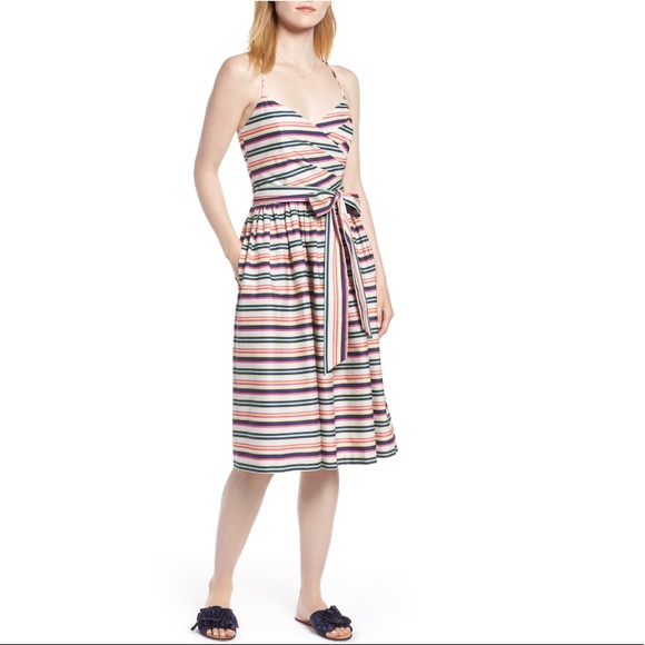 1901 | Dresses | Nwt 91 Womens Stripe Strappy Dresssize 8 | Poshmark